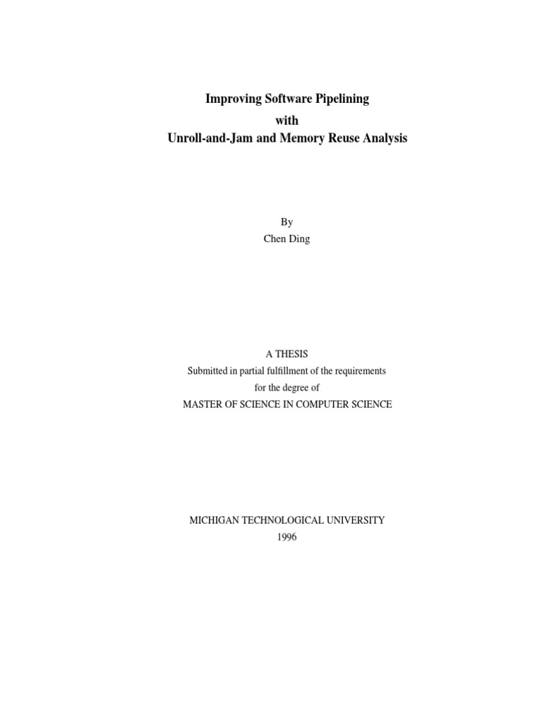Ms Thesis | PDF | Parallel Computing | Cpu Cache