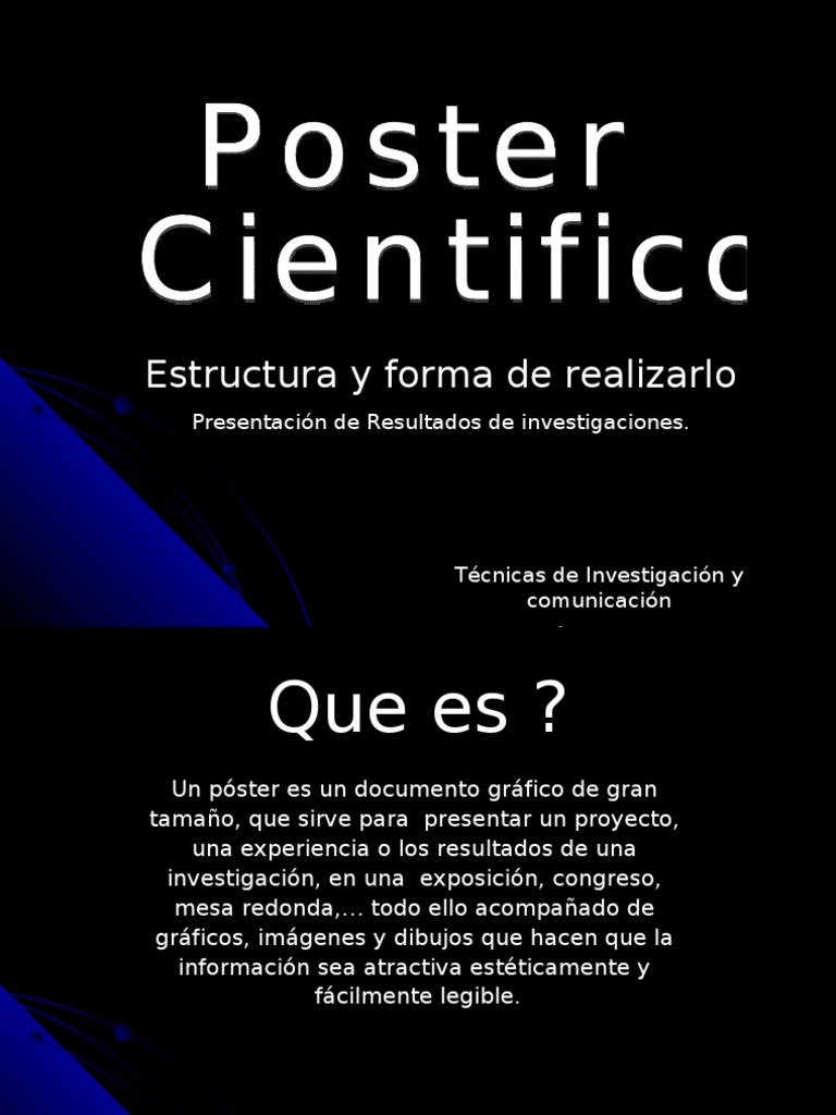 Poster Cientifico | PDF | Imagen | Science