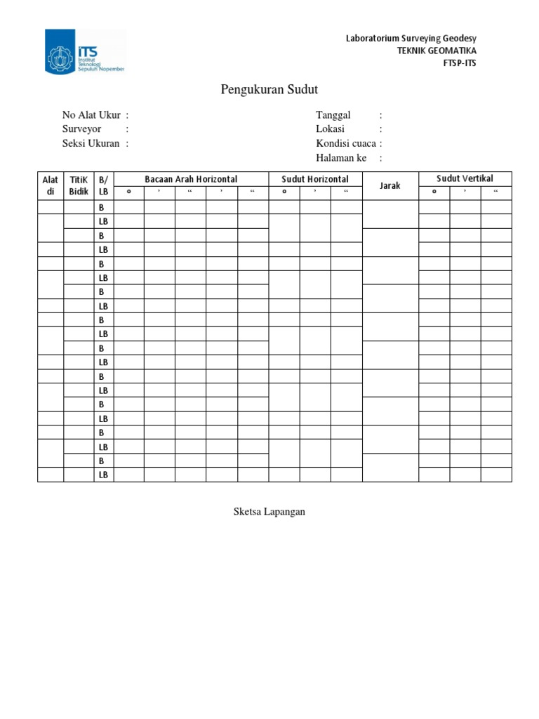 Form Pengukuran | PDF