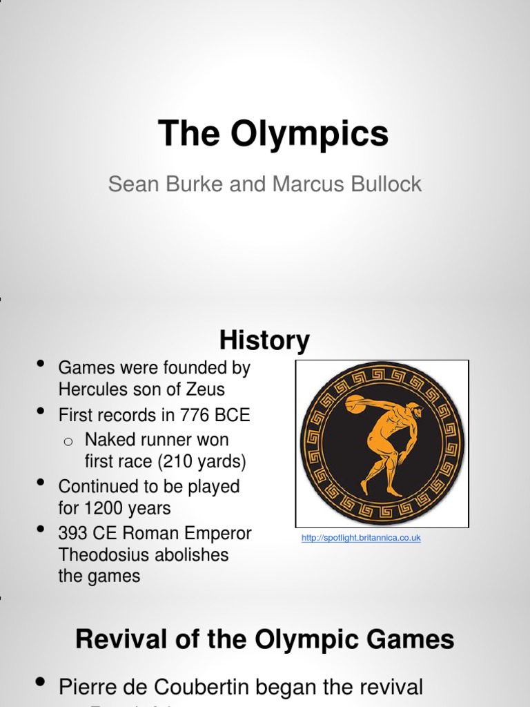 History and Evolution of the Olympics | PDF | Olympic Games ...