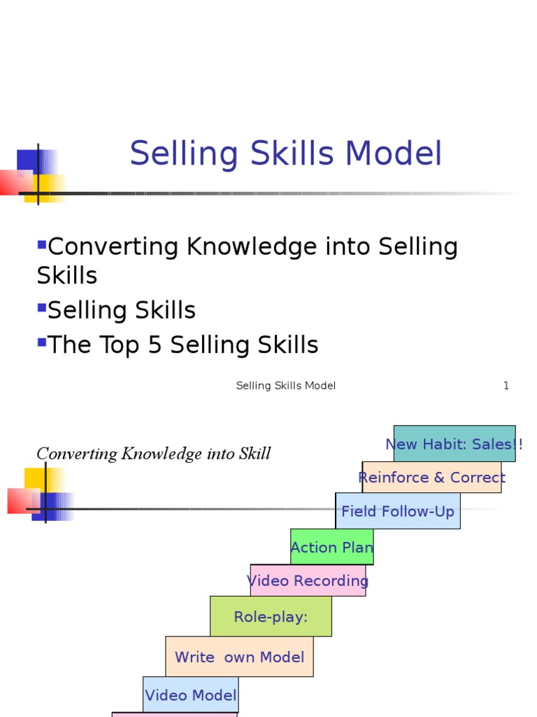 Essential Selling Skills Model Guide | PDF | Business
