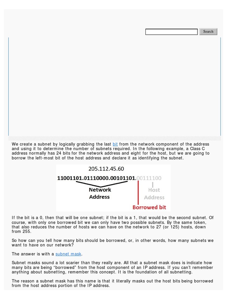 8 Steps To Understanding IP Subnetting Tutorial - Step 4 - Subnetting and The S | Download Free ...