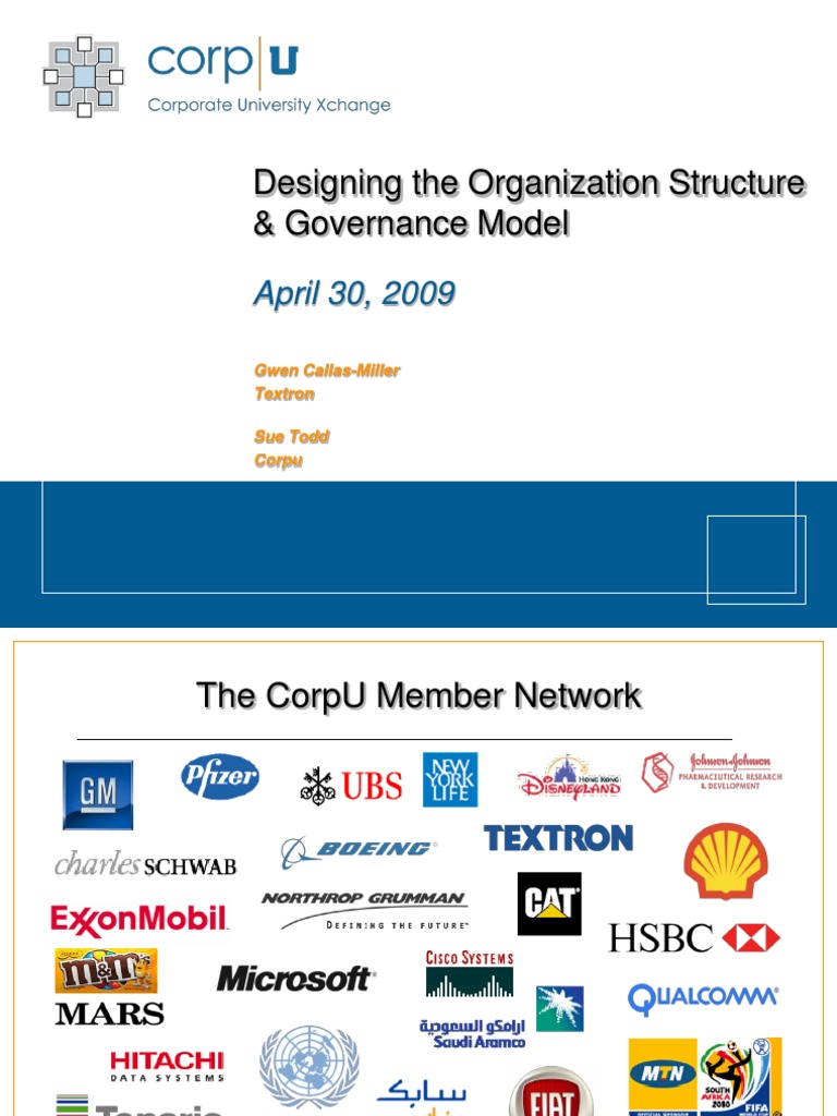 Org Structure Governance Model | PDF | Governance | Strategic Management