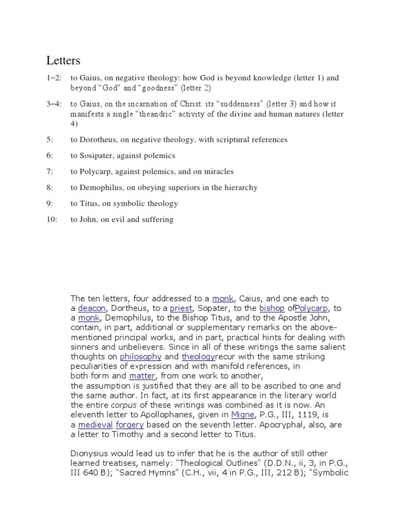 Letters: Monk Deacon Priest Bishop Polycarp Monk | PDF | Religious ...