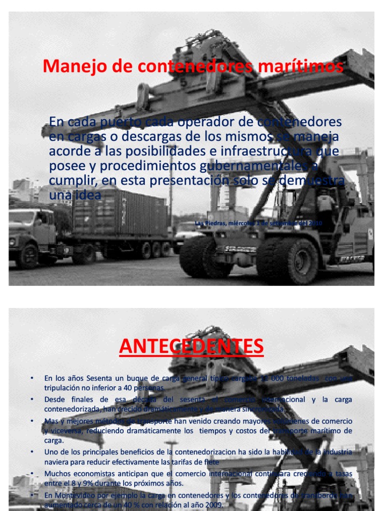 Contenedores Maritimos | PDF | Transporte | Industrias