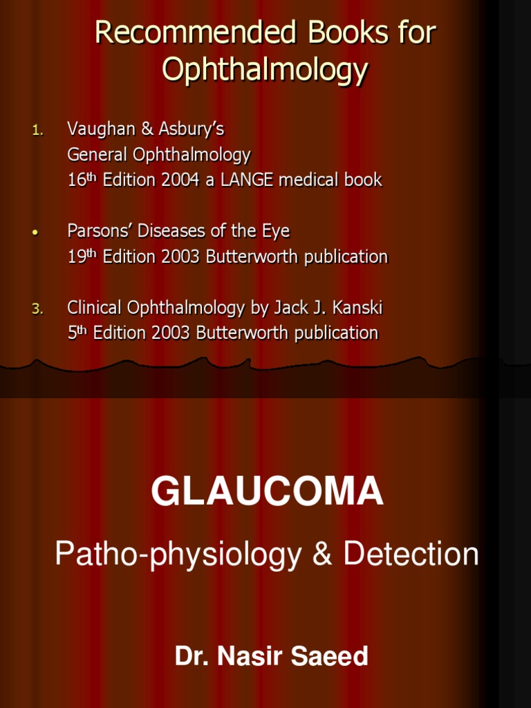 Glaucoma Pathophysiology Overview | PDF | Glaucoma | Human Eye