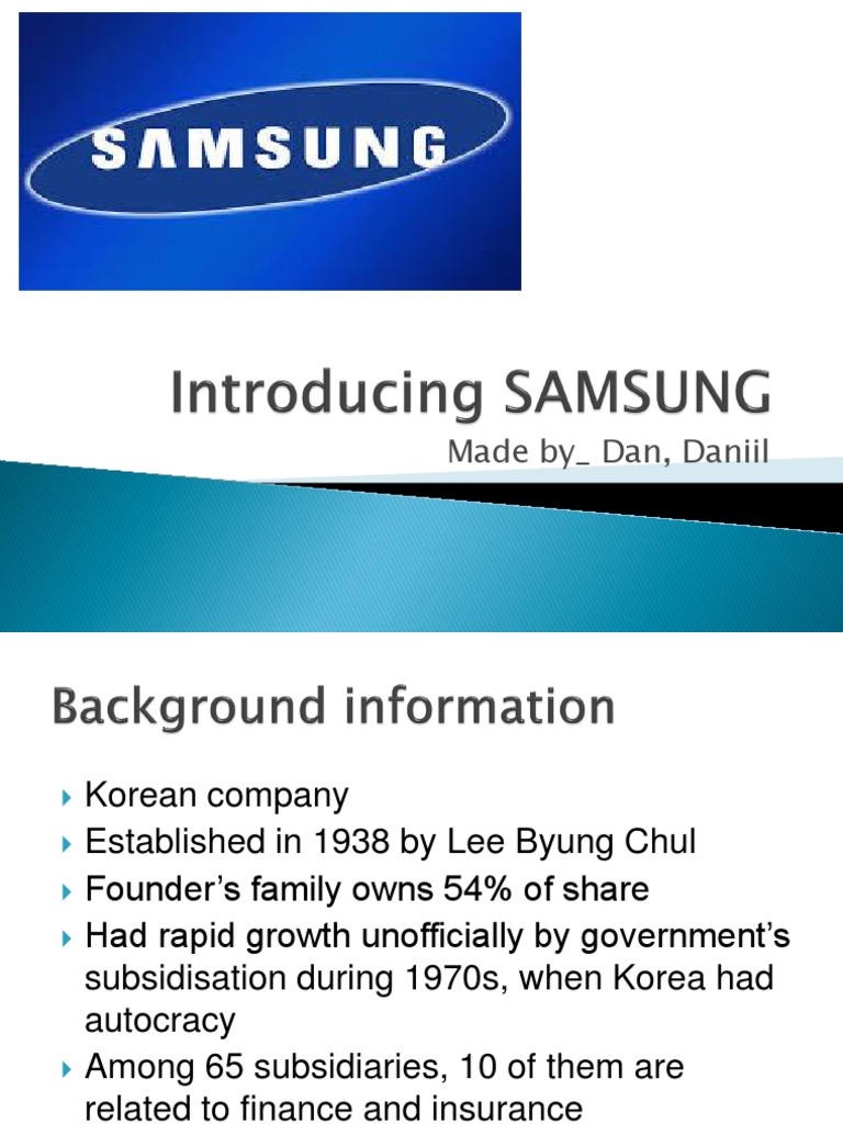 Samsung Management Structure | PDF | Samsung | Apple Inc.