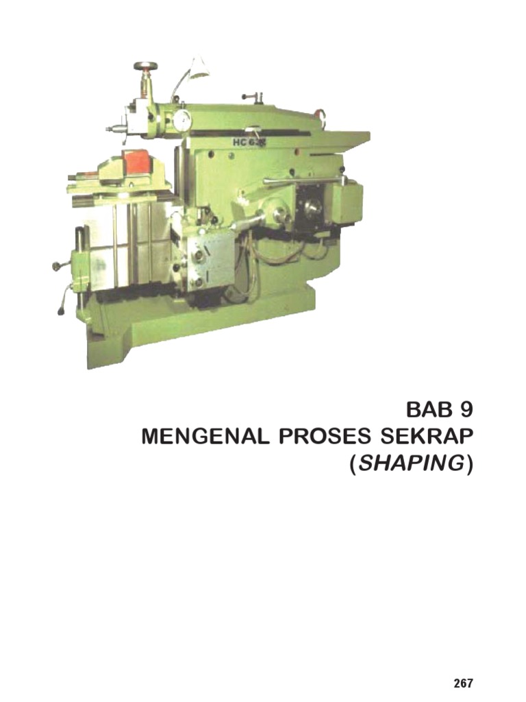Bab 09 Mesin Skrap | PDF | Metode & Bahan Ajar | Komputer