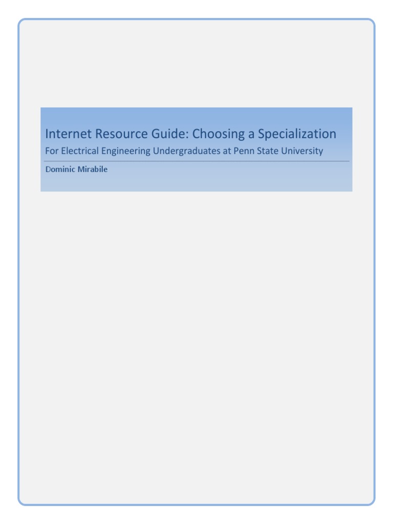 Internet Resource Guide | PDF | Abstract (Summary) | Engineering