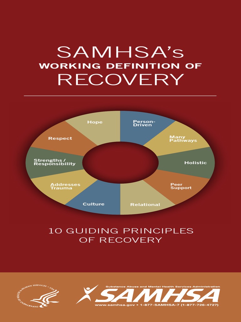 Samhsa'S Recovery: Working Definition of | Download Free PDF | Recovery ...