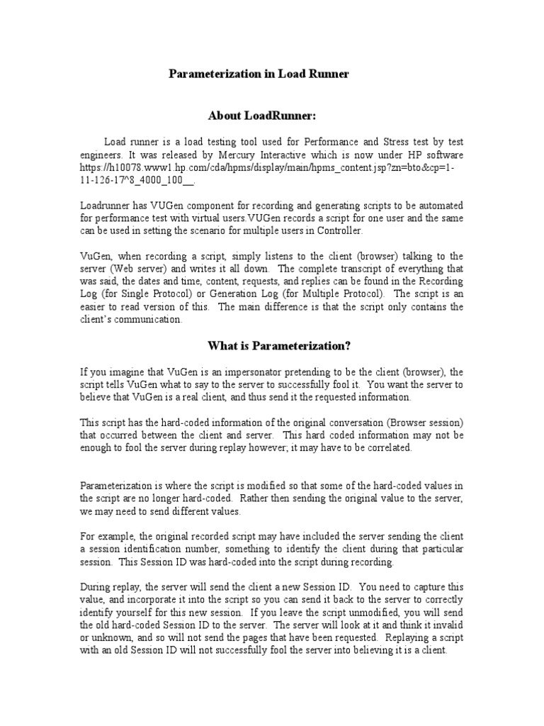 Parameter Ization | PDF | Parameter (Computer Programming) | Html