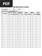 Tour Diary Format | PDF | Business | Science & Mathematics