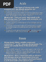 Acid and Base Worksheet 1-07-08 Ans Key | PDF | Acid | Chemical Elements