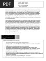 11th Grade English Course Syllabus | PDF | Test (Assessment ...