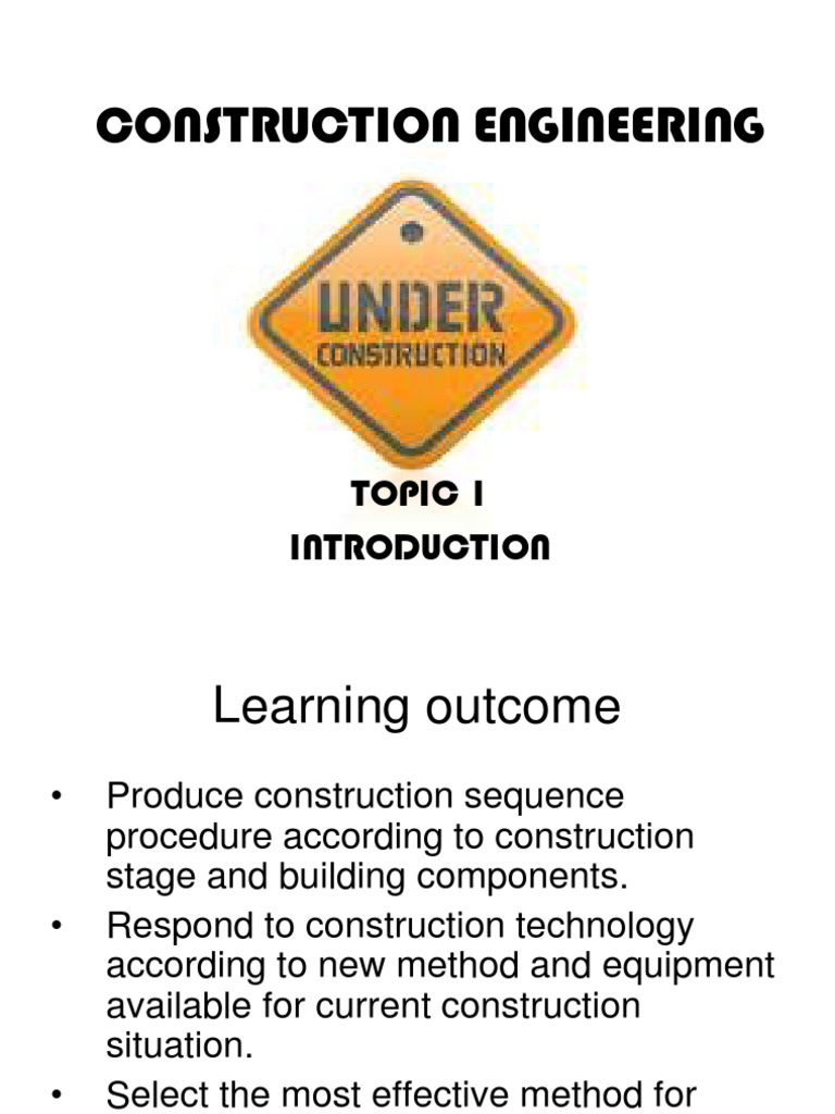 Chapter 1 - Introduction | PDF | Building | General Contractor