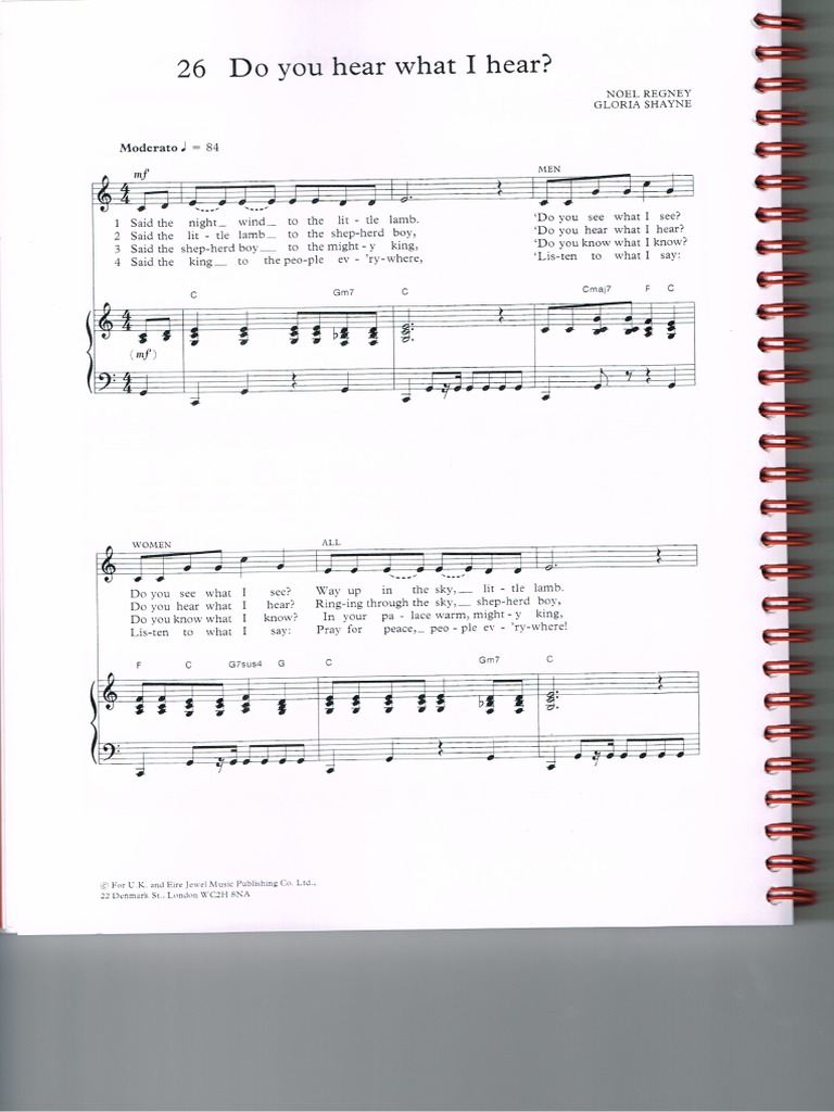 Do You Hear What I Hear | PDF