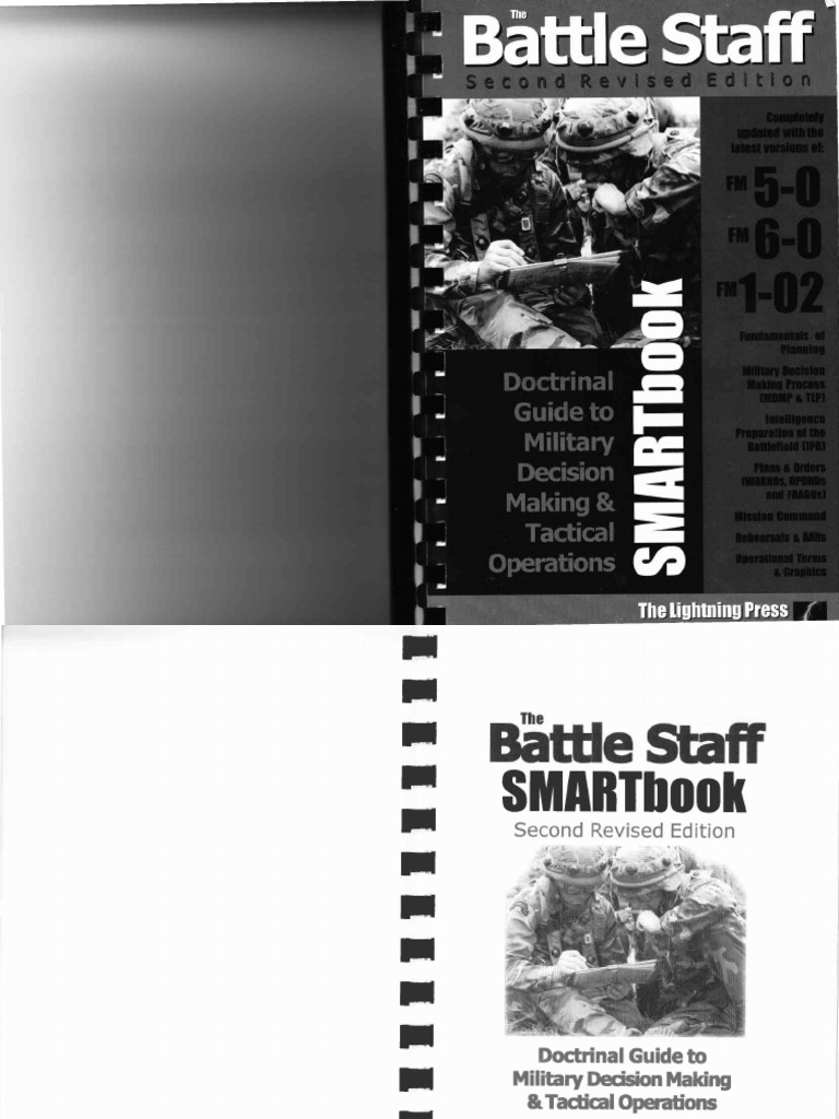 The Battle Staff | PDF | Command And Control | Operational Level Of War