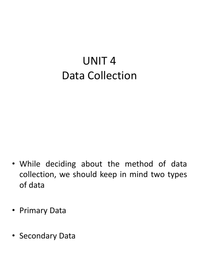 Data Collection | PDF | Questionnaire | Focus Group