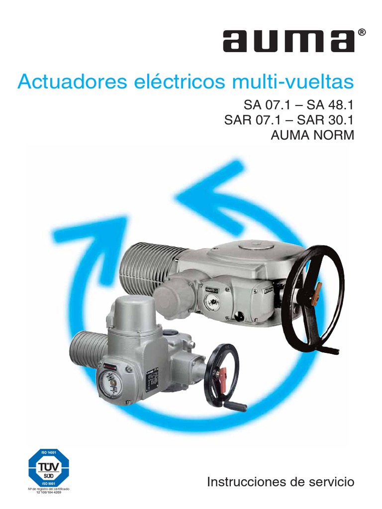Motor Auma | PDF | Solenoide | Tornillo