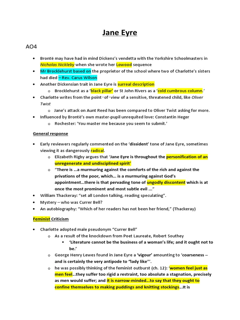An Analysis of the Literary Influences and Critical Receptions of ...
