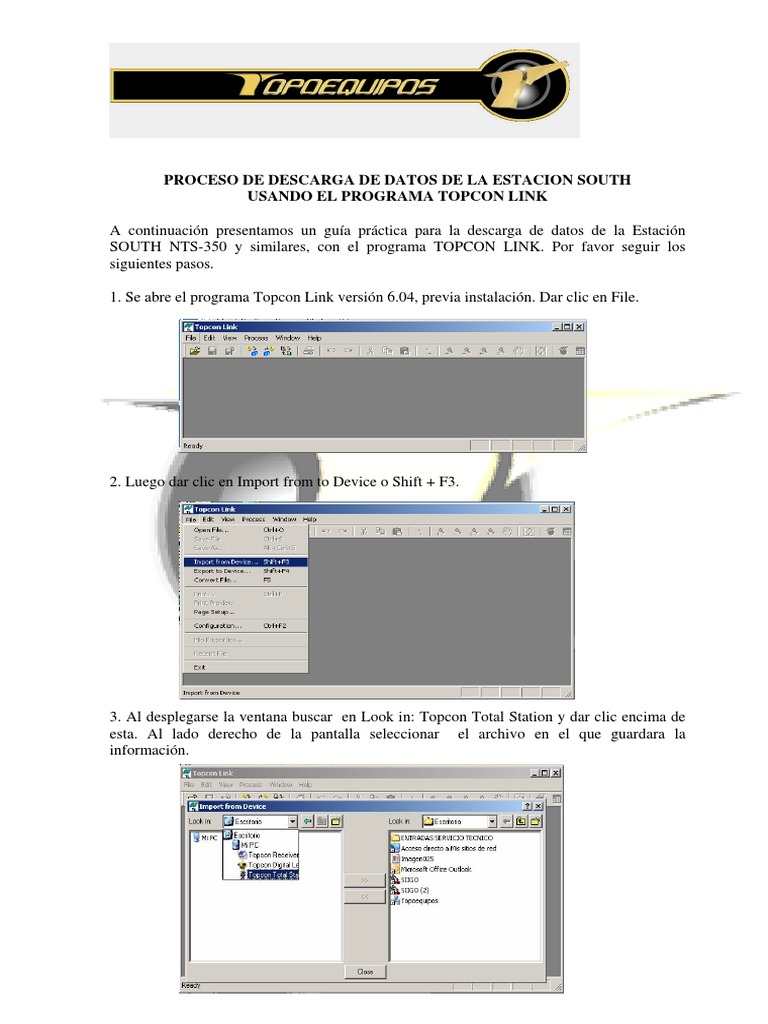 Topcon Link | PDF | Informática