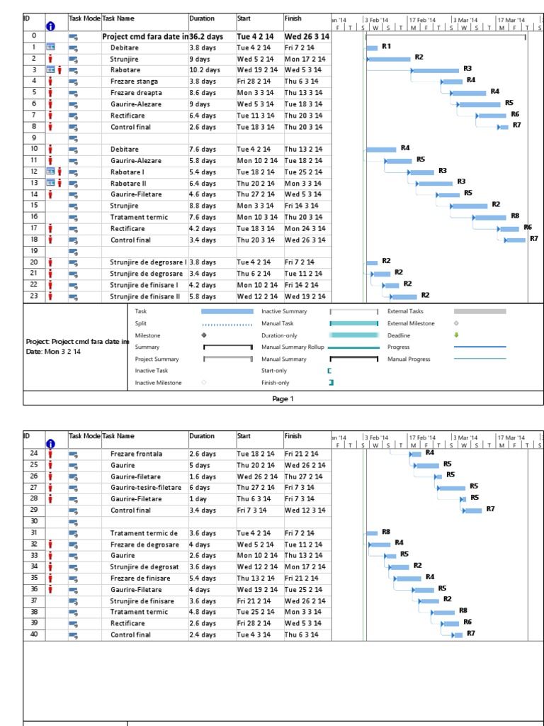 Project Timeline and Task Breakdown | PDF