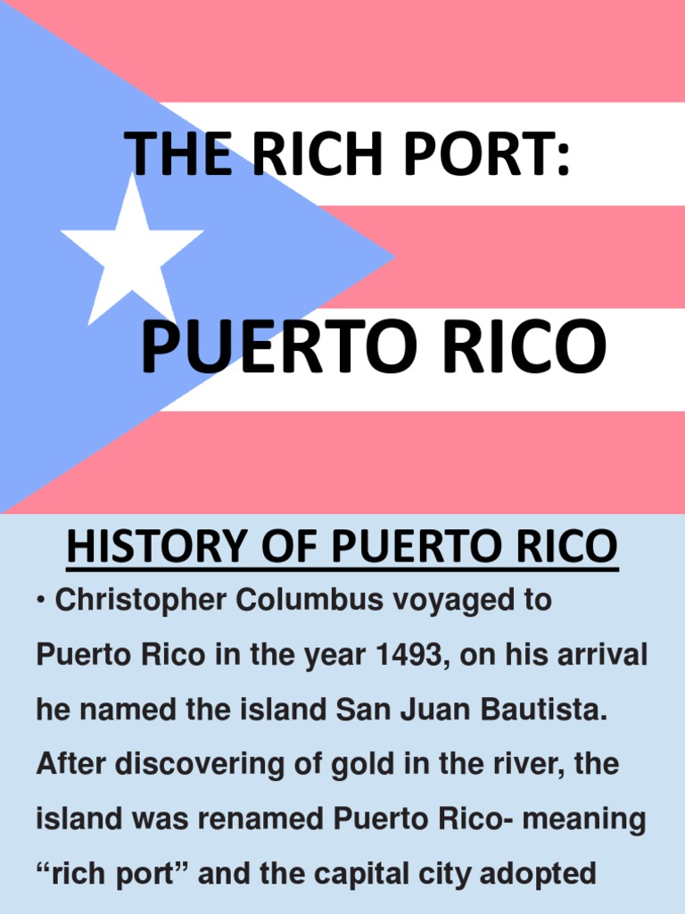 The Rich Port:: Puerto Rico | PDF | Puerto Rico | San Juan