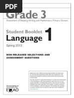 Grade 3 EQAO Math Prep Guide | PDF | Shape | Area