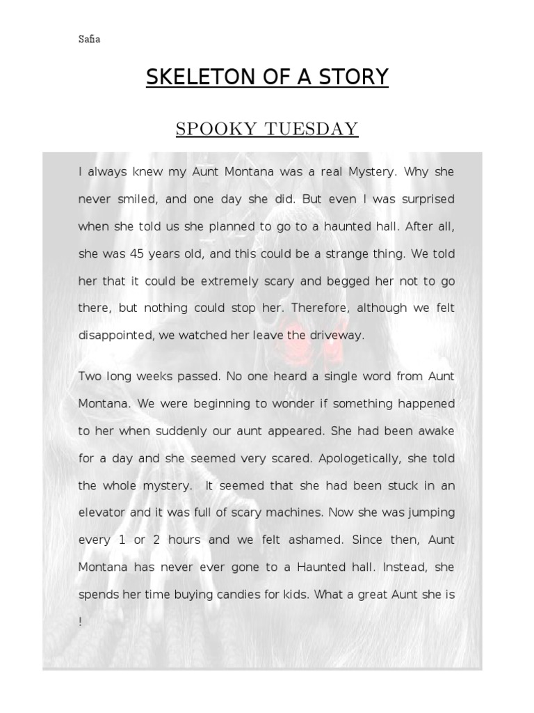 Skeleton of A Story | PDF