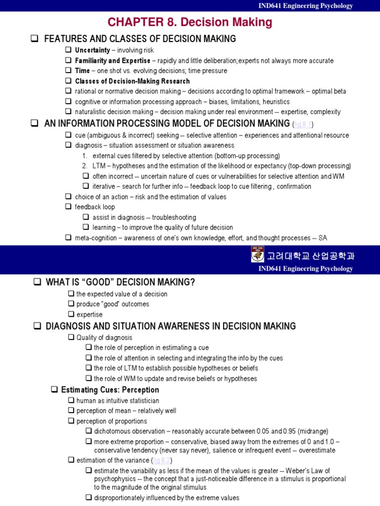 Chapter 8 Presentation | PDF | Heuristics In Judgment And Decision ...