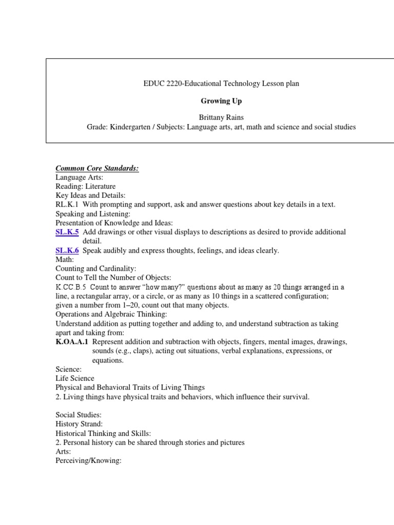 The Very Hungry Caterpillar Assignment For Lesson Plan | PDF | Homework ...