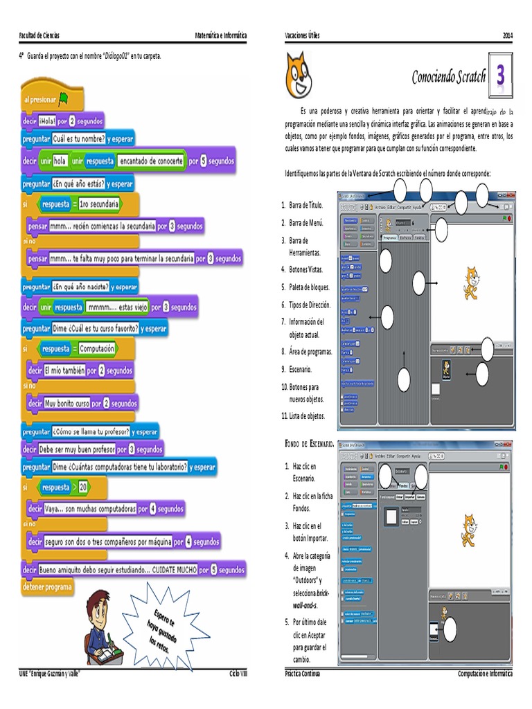Scratch 1 - 2 | PDF | Informática | Informática y tecnología de la ...