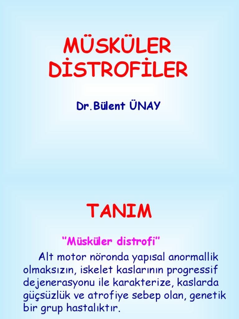 Muskuler Distrofiler | PDF