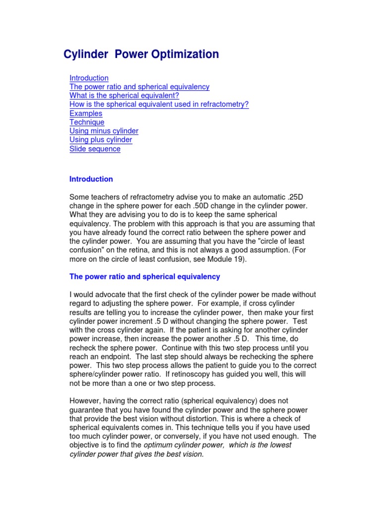 Cylinder Power Optimization Download Free Pdf Natural Philosophy