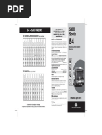 114 Bus Schedule | PDF | Workweek And Weekend | Passenger Rail Transport