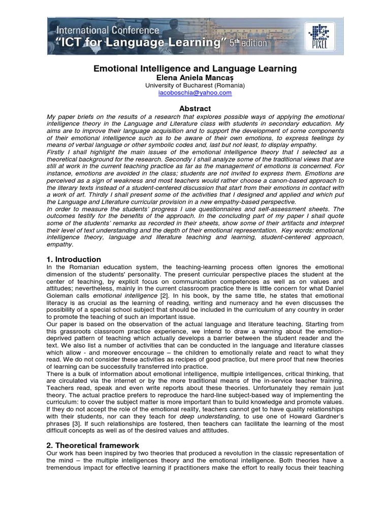 Emotional Intelligence Research | PDF | Intelligence | Emotions
