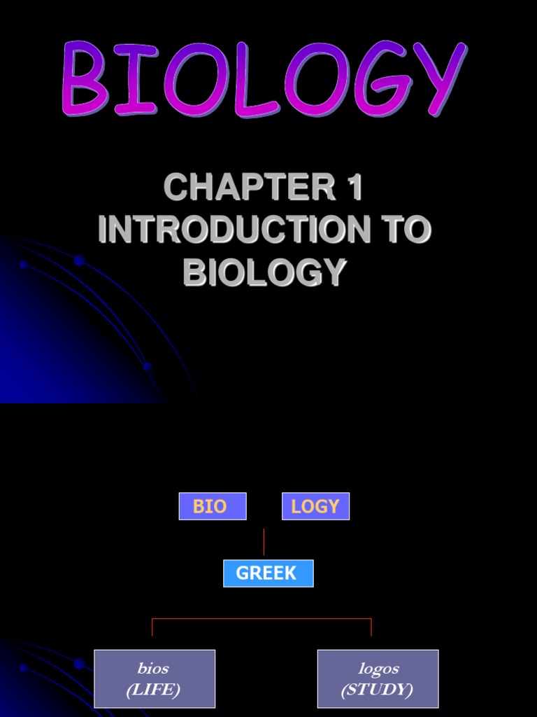 Chapter 1 Introduction To Biology | PDF | Experiment | Biology