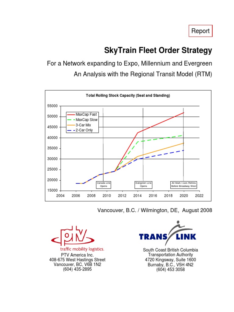 RTM Phase B SkyTrain Fleet Order Strategy | PDF | Transport | Business