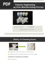 Chewing Gum Manufacturing Process Explained | PDF | Materials ...