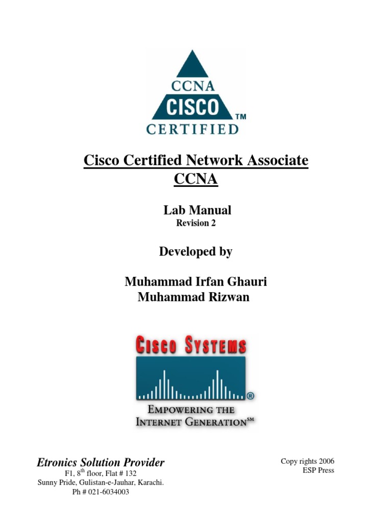 CCNA Lab Manual | PDF | Routing | Router (Computing)