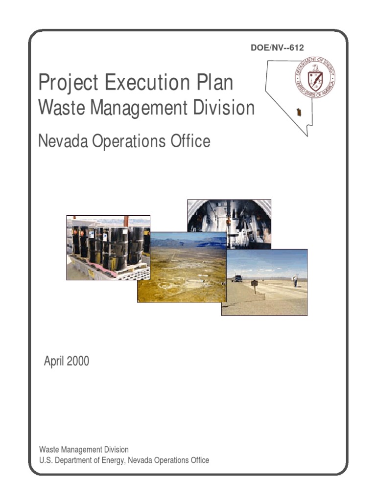 Project Execution Plan: Waste Management Division | PDF | Resource ...