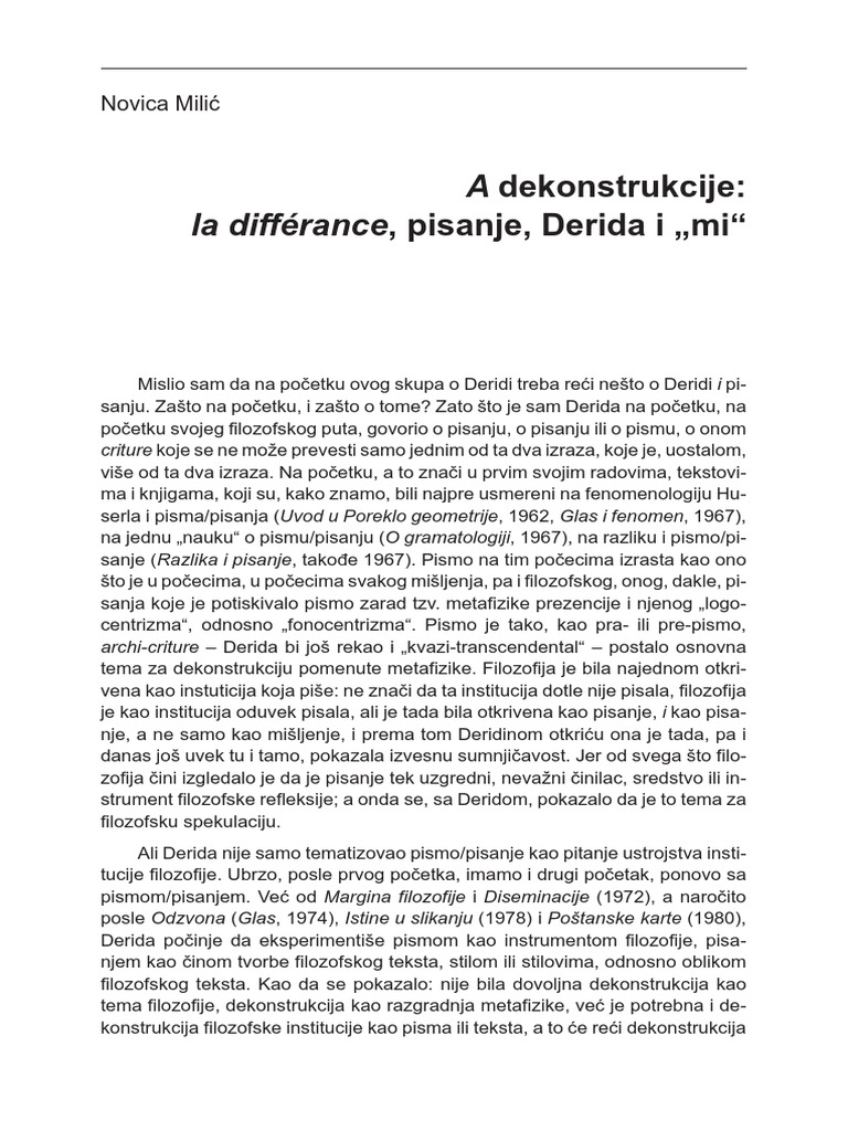Derida | PDF
