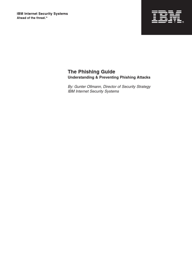 The Phishing Guide - Understanding & Preventing Phishing Attacks - (IBM ...