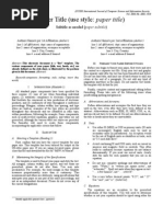 Sample Paper APSA Format | PDF | Paragraph | Typefaces