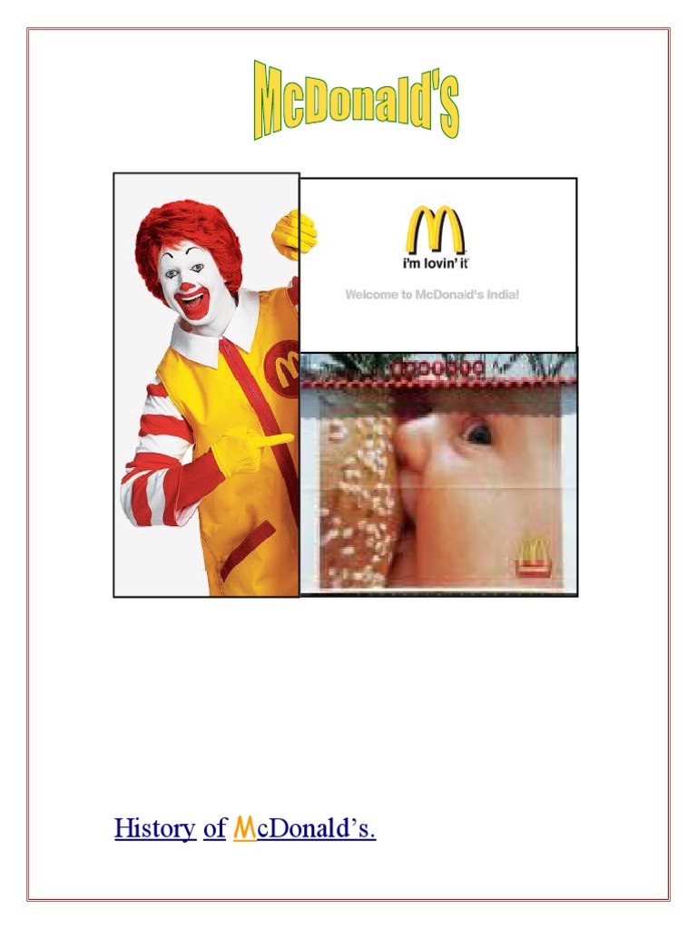McDonald S | PDF | Mc Donald's | Supply Chain