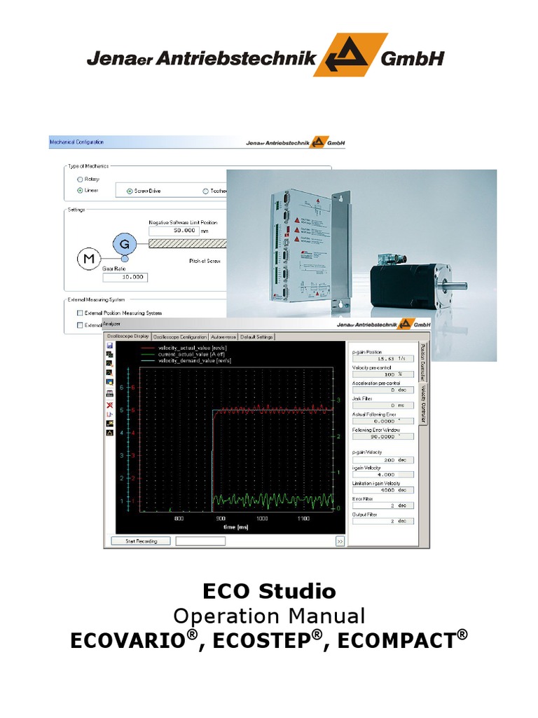 ECO Studio Operation Manual ECOVARIO ECOSTEP 090625 Engl | PDF | Gear ...