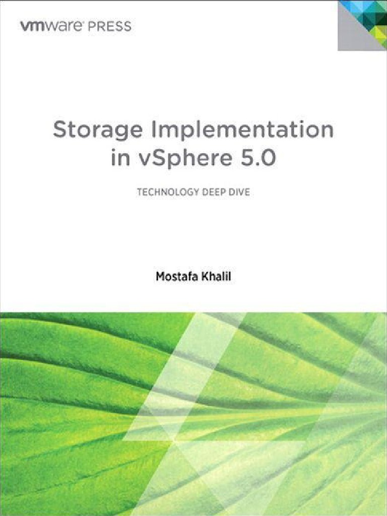 Storage Implementation in VSphere 5 | PDF | Disk Storage | Computer Data Storage