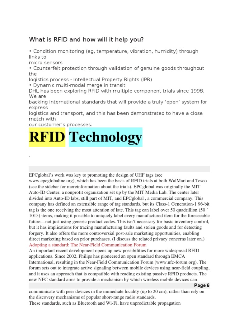 Rfid Technology: What Is RFID and How Will It Help You? | Download Free ...
