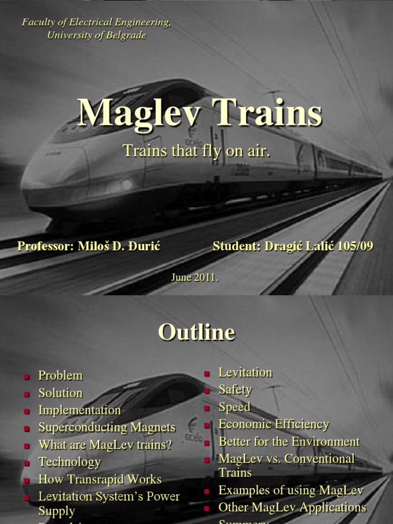Maglev Trains: Trains That Fly On Air | PDF | Train | Rail Transport