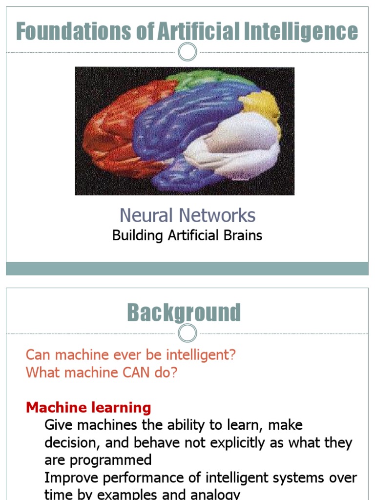 Foundations of Artificial Intelligence | PDF | Artificial Intelligence ...